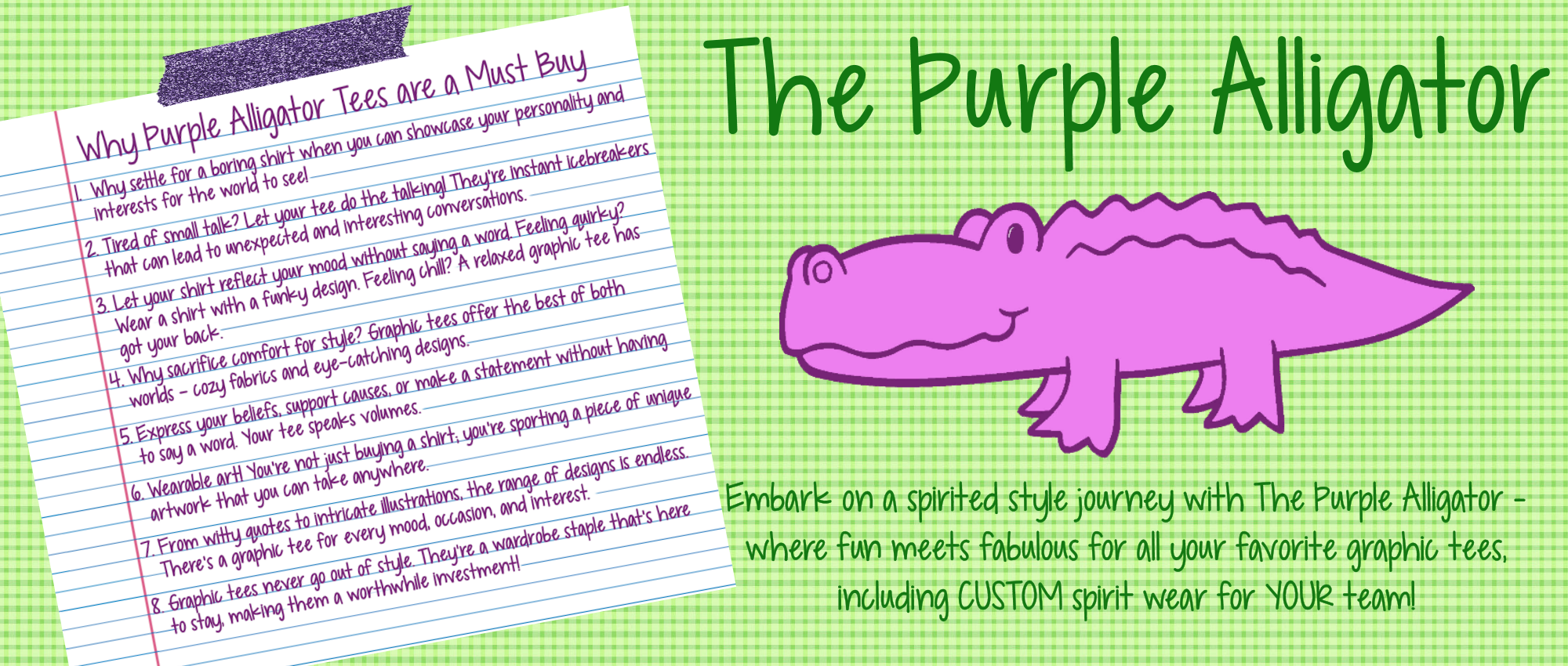The Purple Alligator